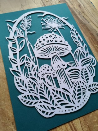 Paper Engraving with Thunder Lase