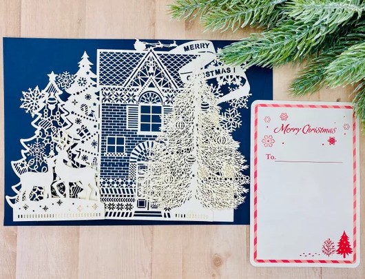 Paper Engraving with Thunder Lase